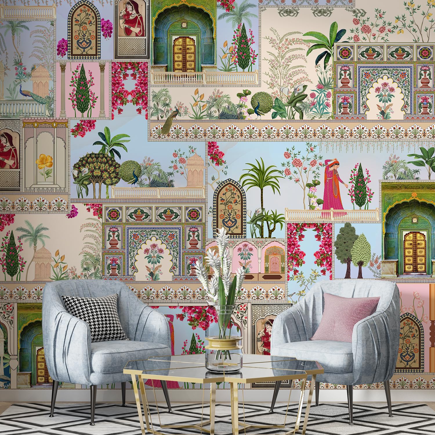 Ethnic Indian Wall Murals – Khirki.in