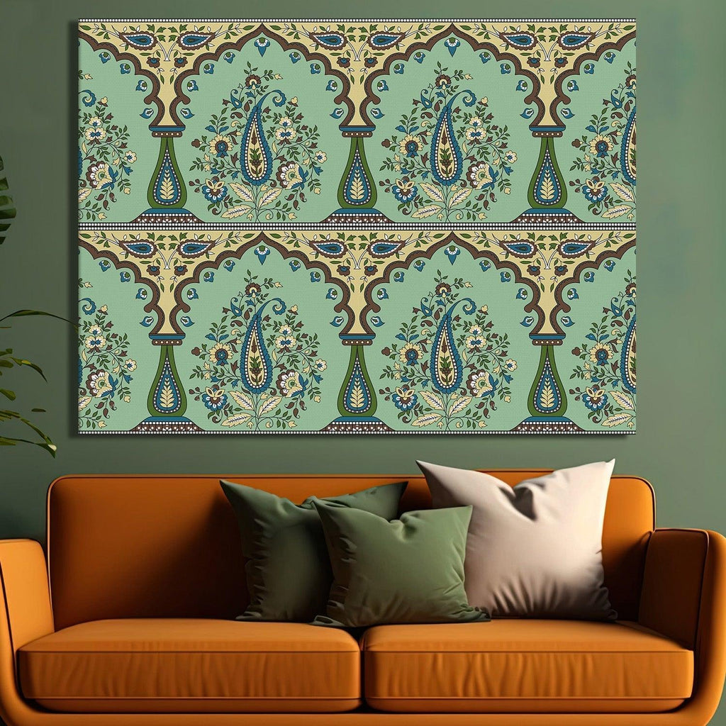 Indian Ethnic Traditional Wall Art Large Size Canvas Painting For Home ...